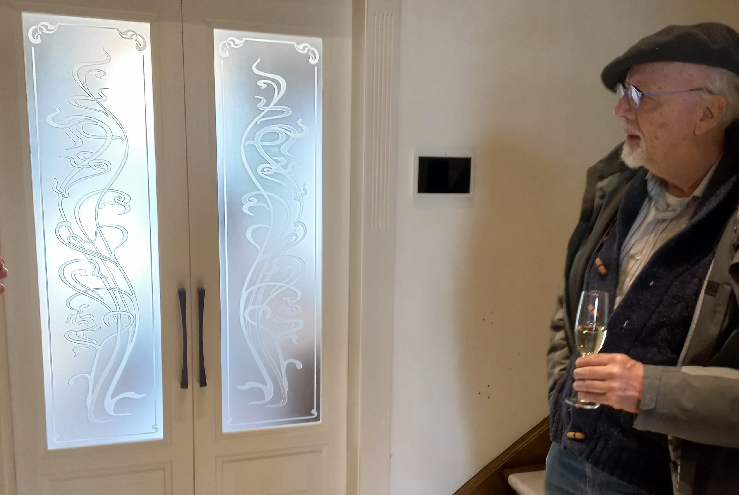 Glaskunstenaar in Café De Wieger - De Wieger Deurne